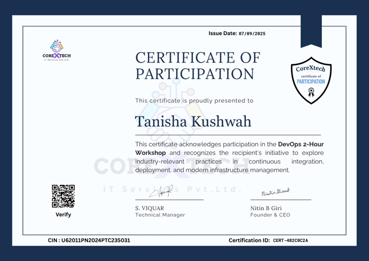 Tanisha Kushwah Portfolio